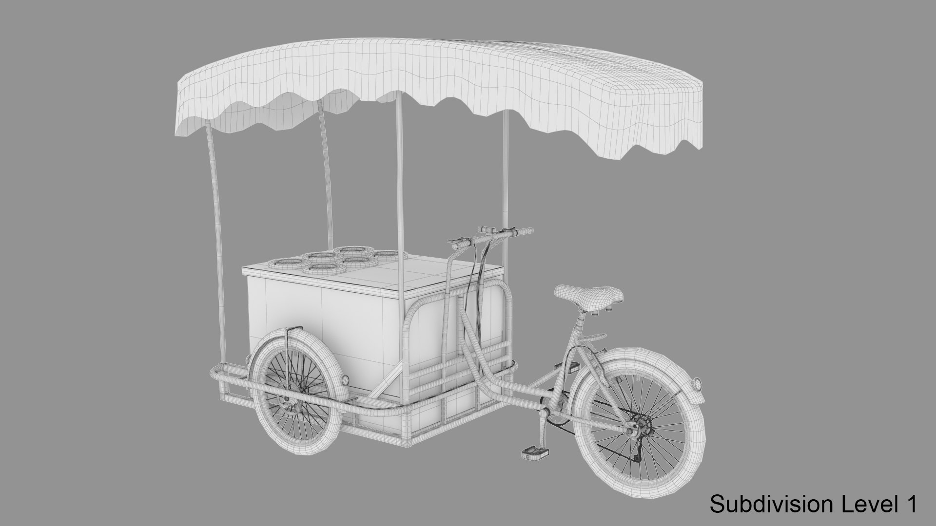 Street Food Bicycle 3D Model - TurboSquid 1474545