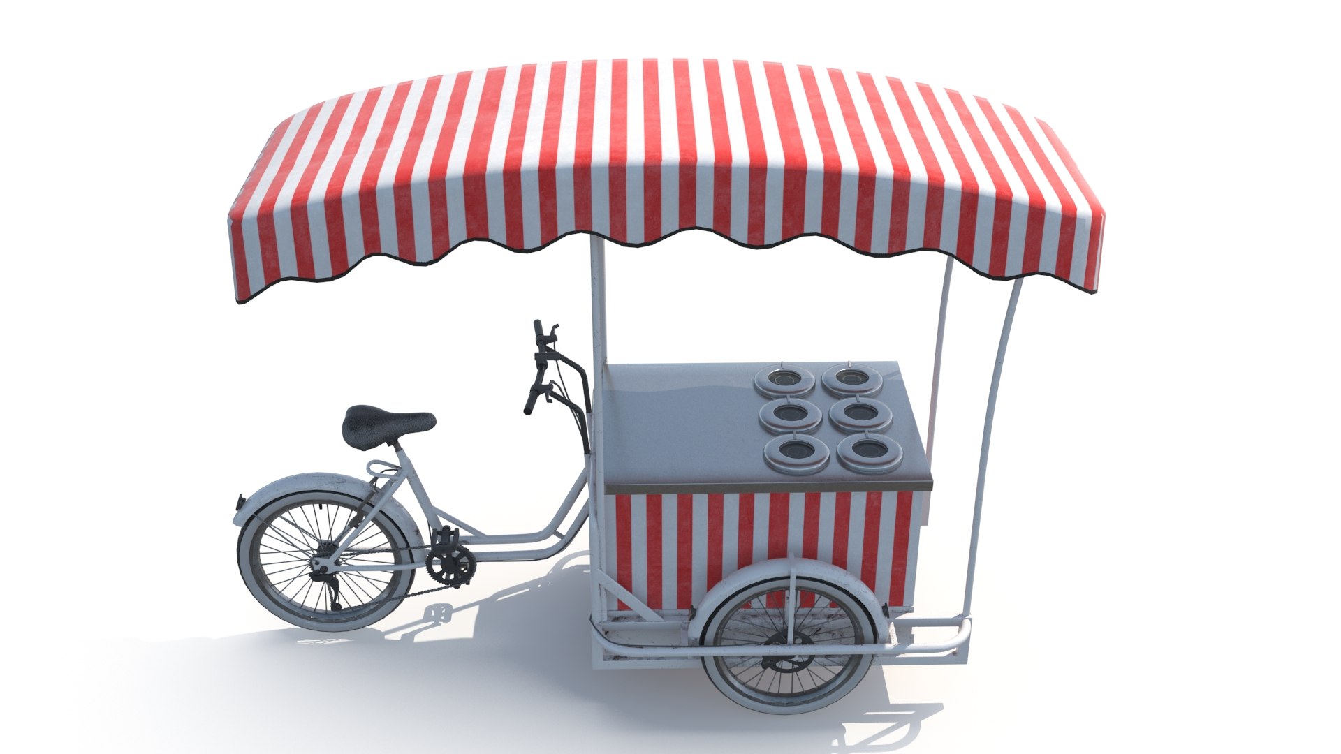 Street Food Bicycle 3D Model - TurboSquid 1474545