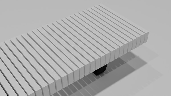 свободно 3D модель Bench 4 - TurboSquid 1968904