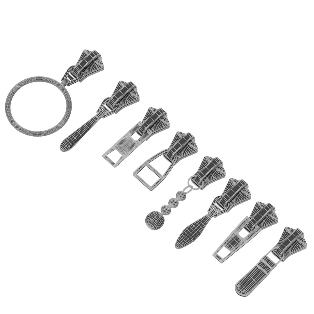 Zipper Collection 3D Model - TurboSquid 2037338