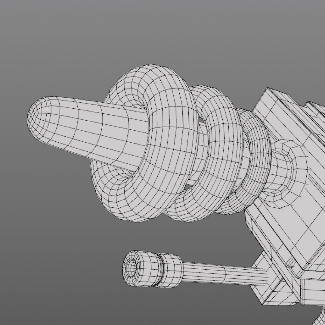 Cartoon Laser Gun 3D Model - TurboSquid 1467745
