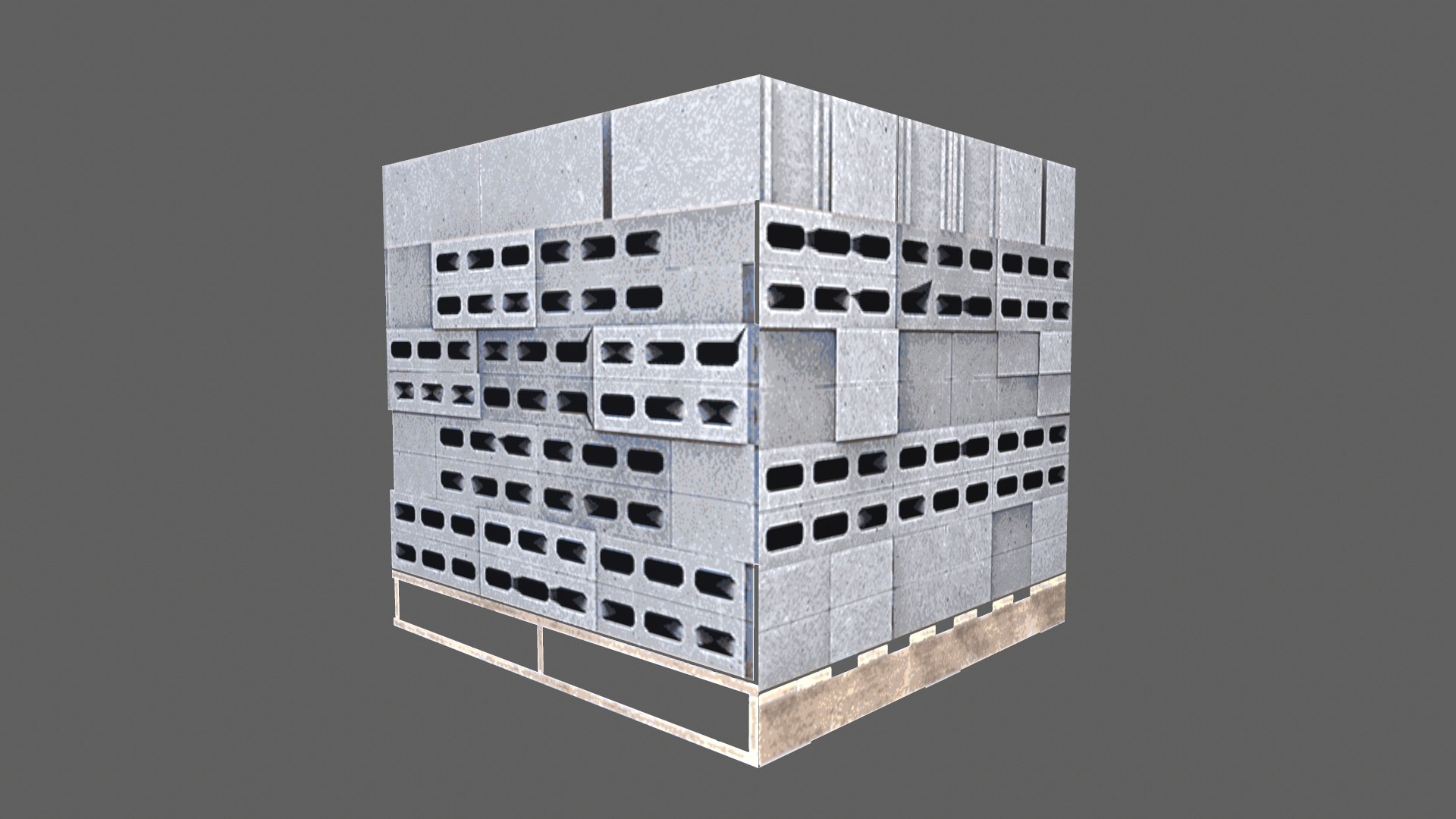 3D Concrete Block - TurboSquid 2330302
