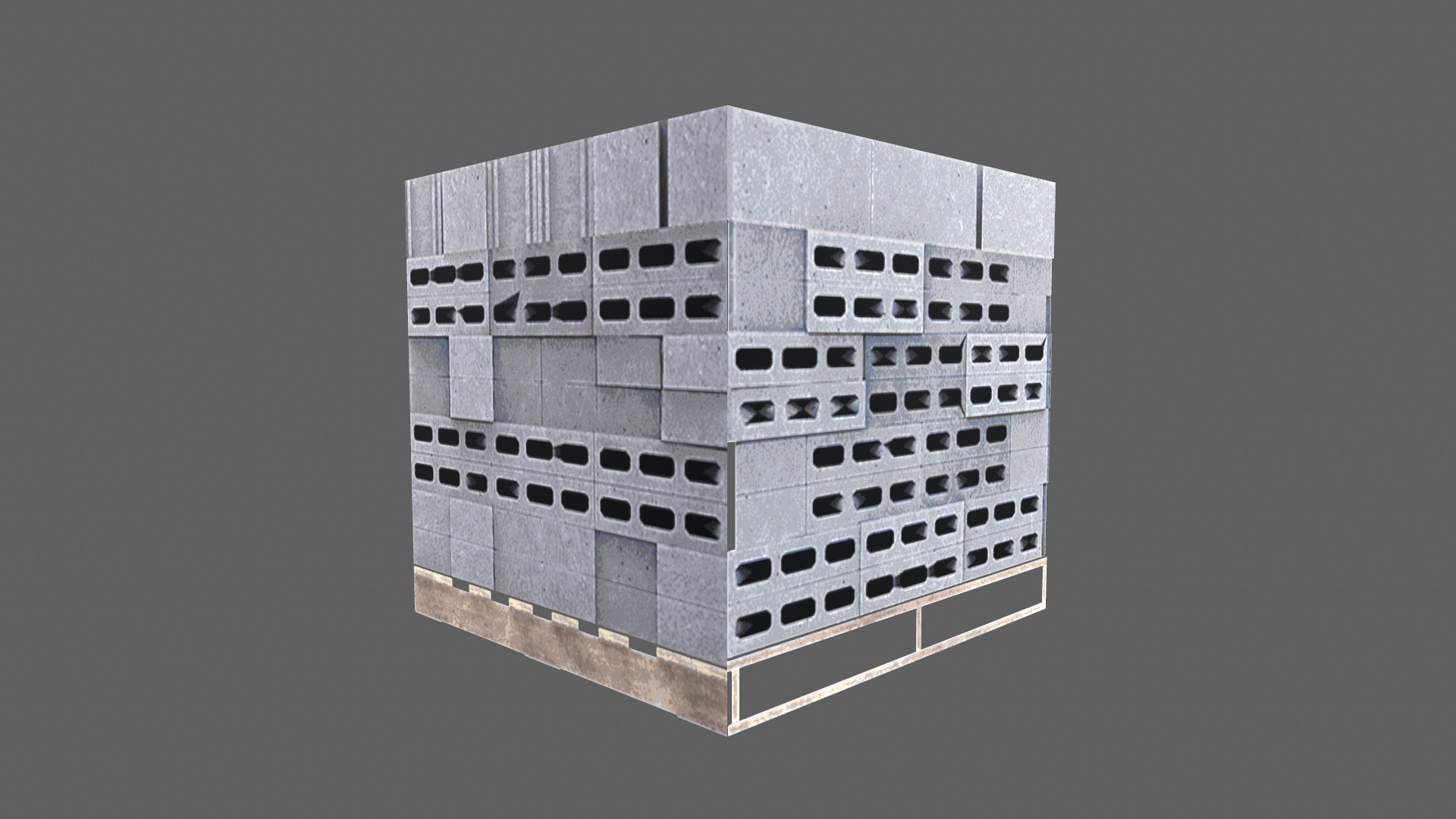 3D Concrete Block - TurboSquid 2330302