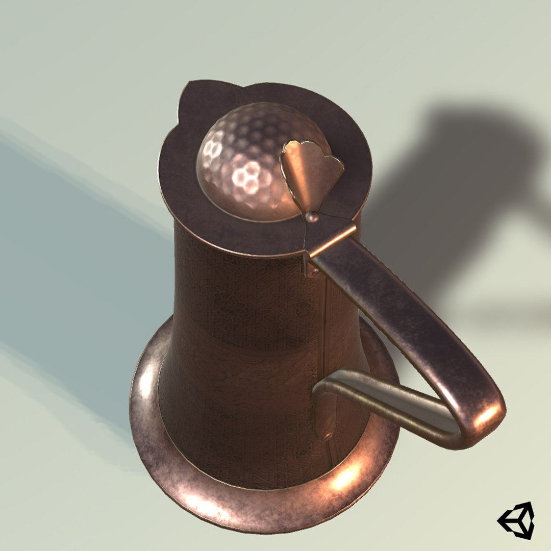 Copper Jug 3D Model - TurboSquid 1687737