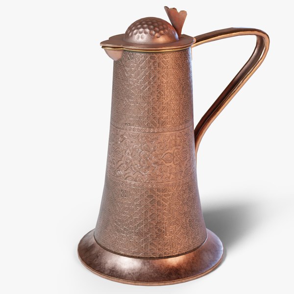 Copper jug 3D model - TurboSquid 1687737