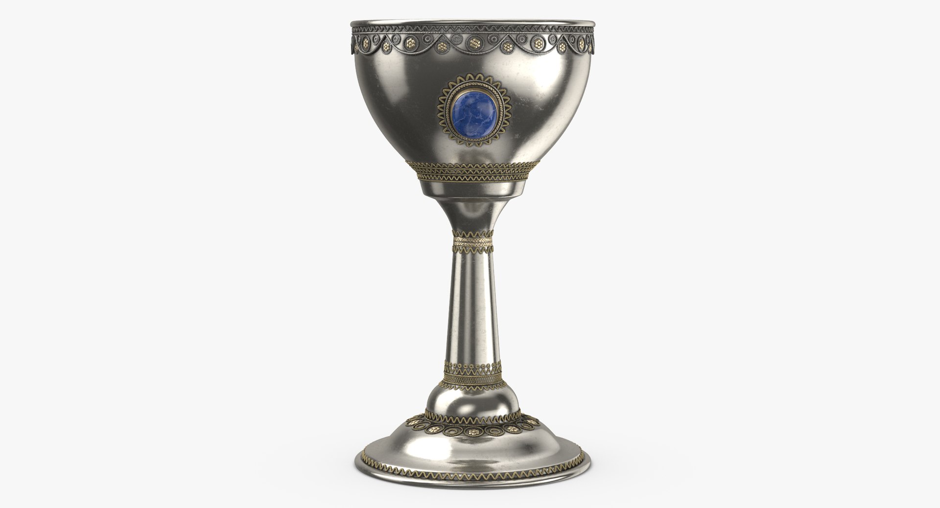 Old Goblet 03 3D - TurboSquid 1180322