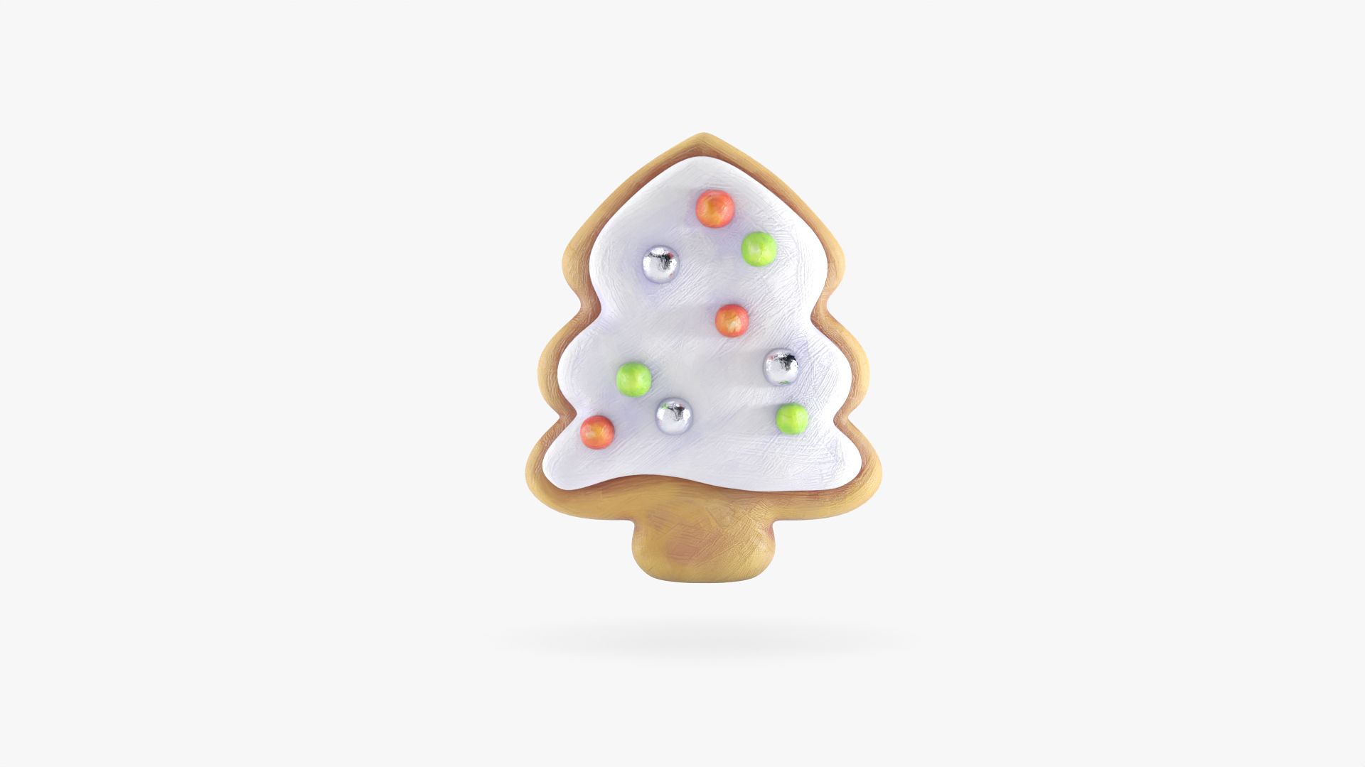 Cartoon Christmas Cookie B 3D Model - TurboSquid 2319428