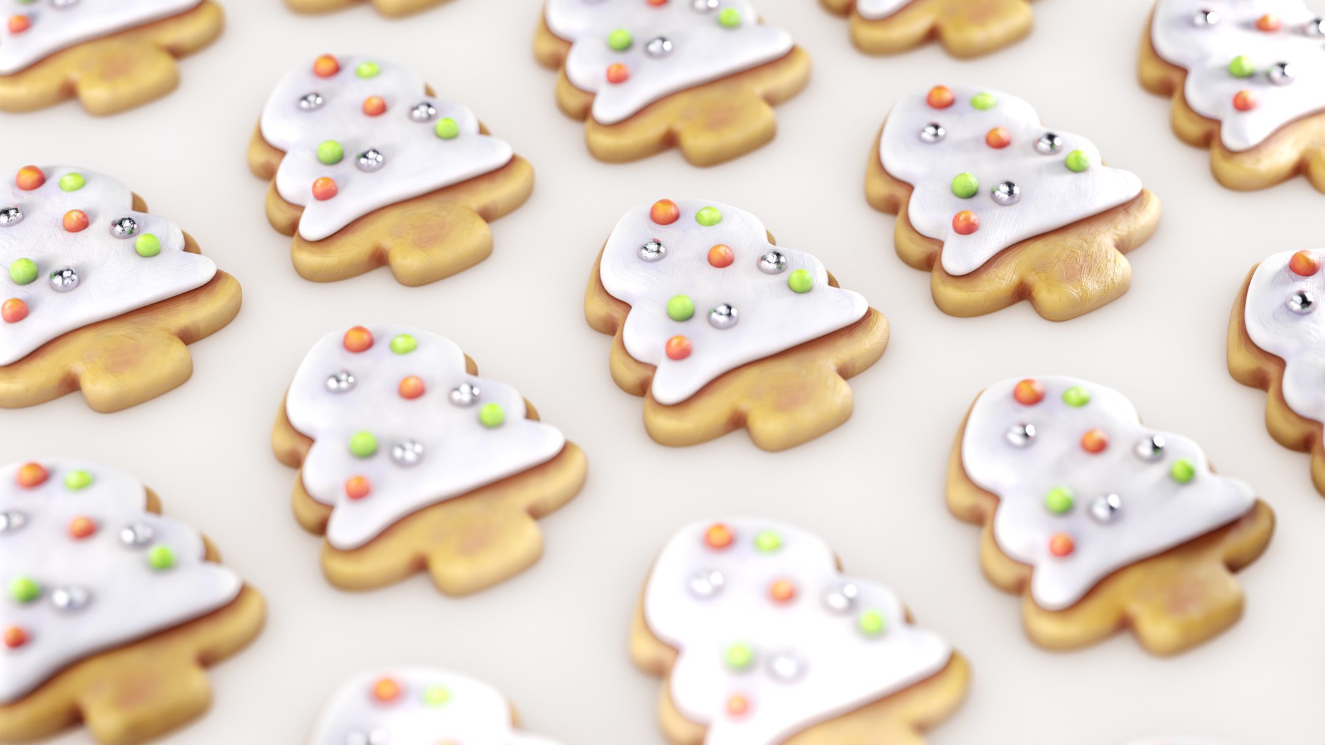 Cartoon Christmas Cookie B 3D Model - TurboSquid 2319428