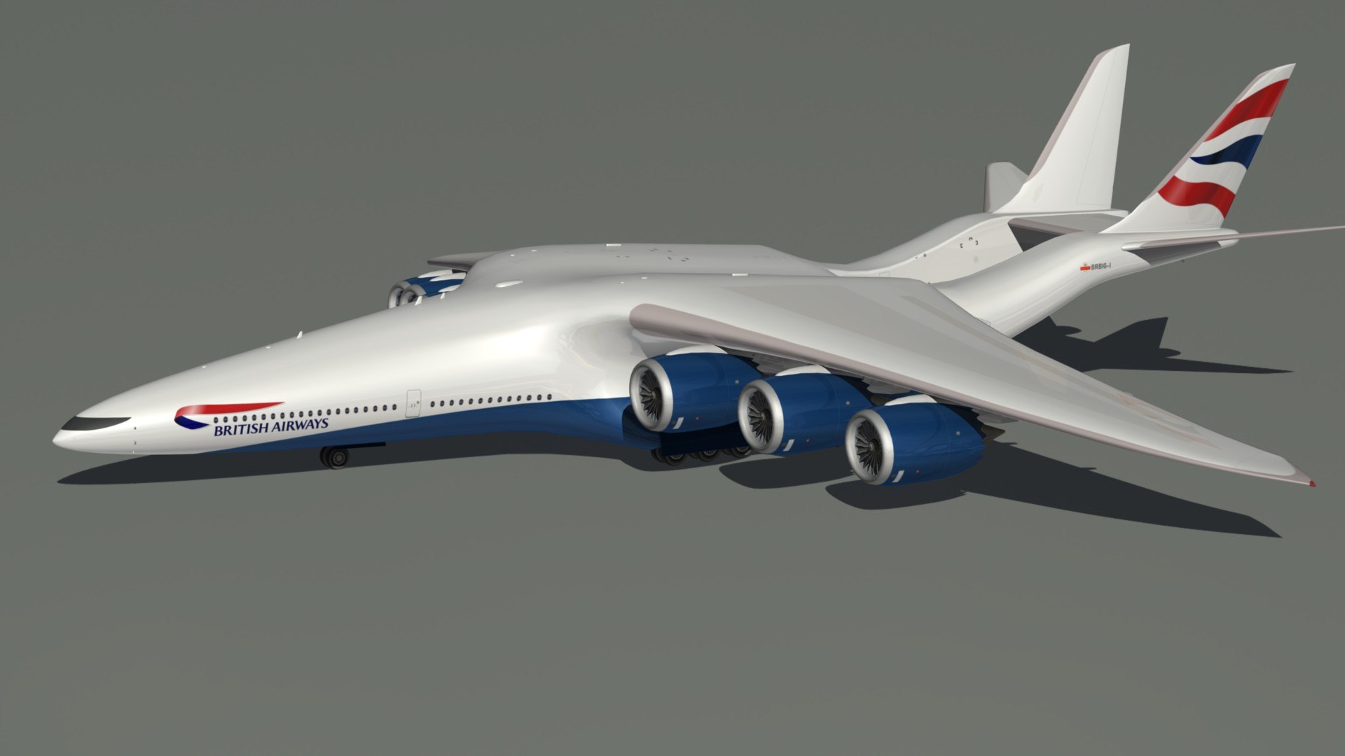 HyperCargo British Airways 3D Model - TurboSquid 1719438
