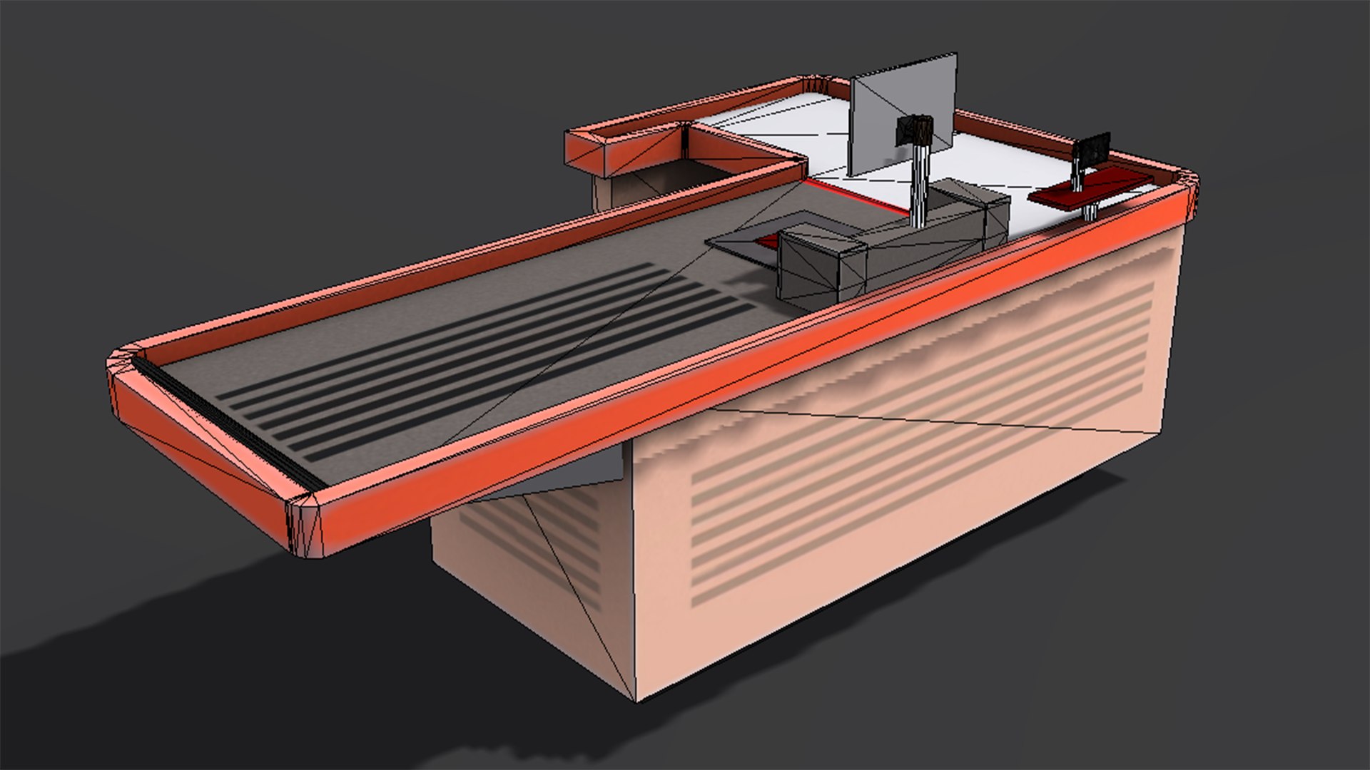 3D Cash Register Station Model - TurboSquid 2340067