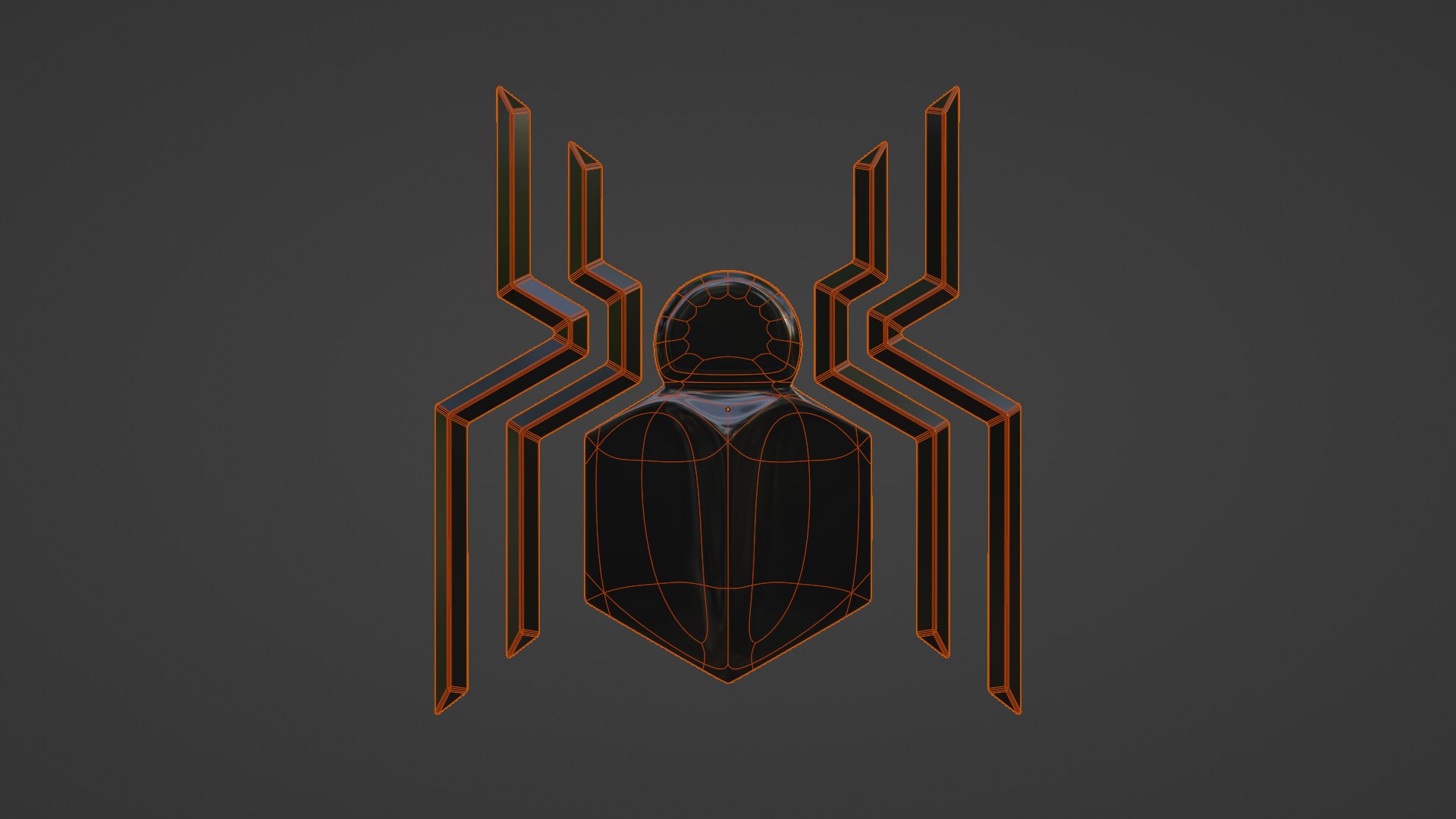 Spiderman Chest Emblem Model - TurboSquid 2232550