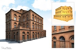 3d 3ds gallery museum modelled