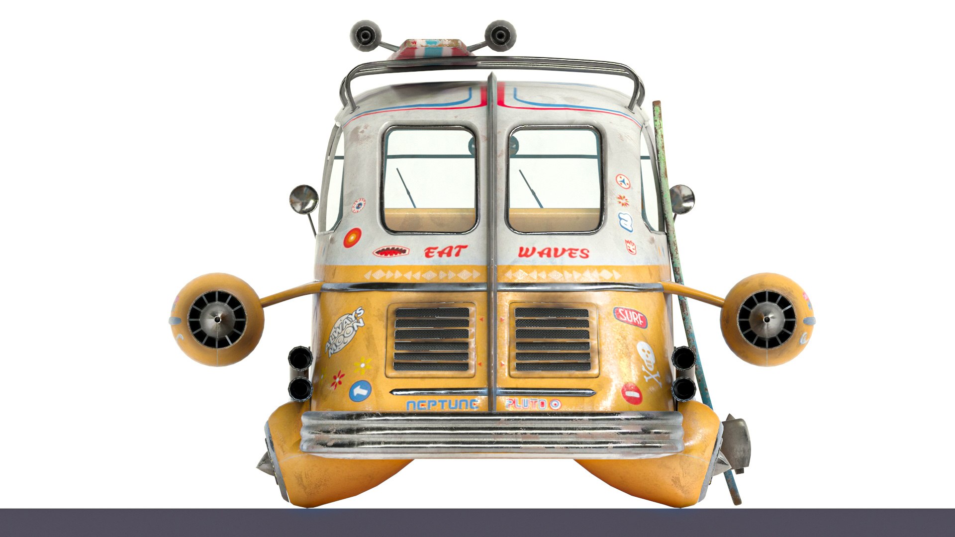 3D Low Poly Cyberpunk Ban Model - TurboSquid 1852052