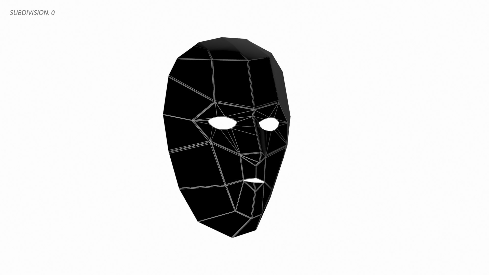 Lopo Black Mask 3D Model - TurboSquid 1812777