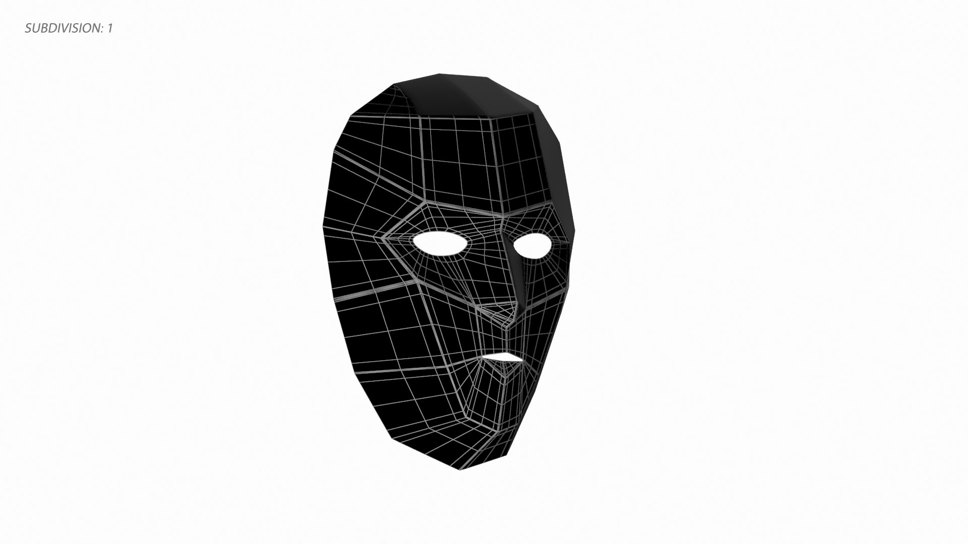 Lopo Black Mask 3D Model - TurboSquid 1812777