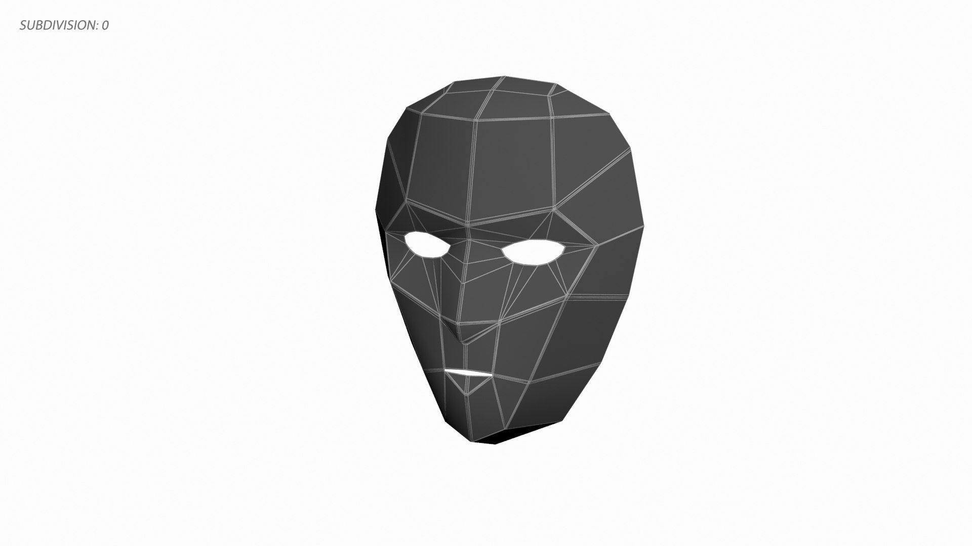 Lopo Black Mask 3D Model - TurboSquid 1812777