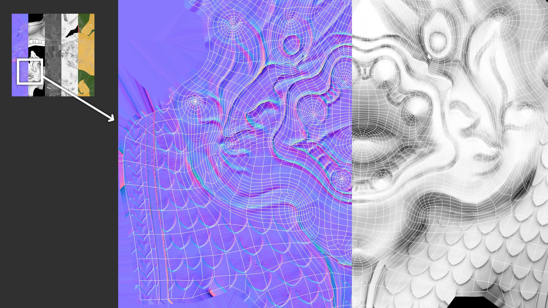 Green Coiled Naga Sculpture 3D Model - TurboSquid 2236090