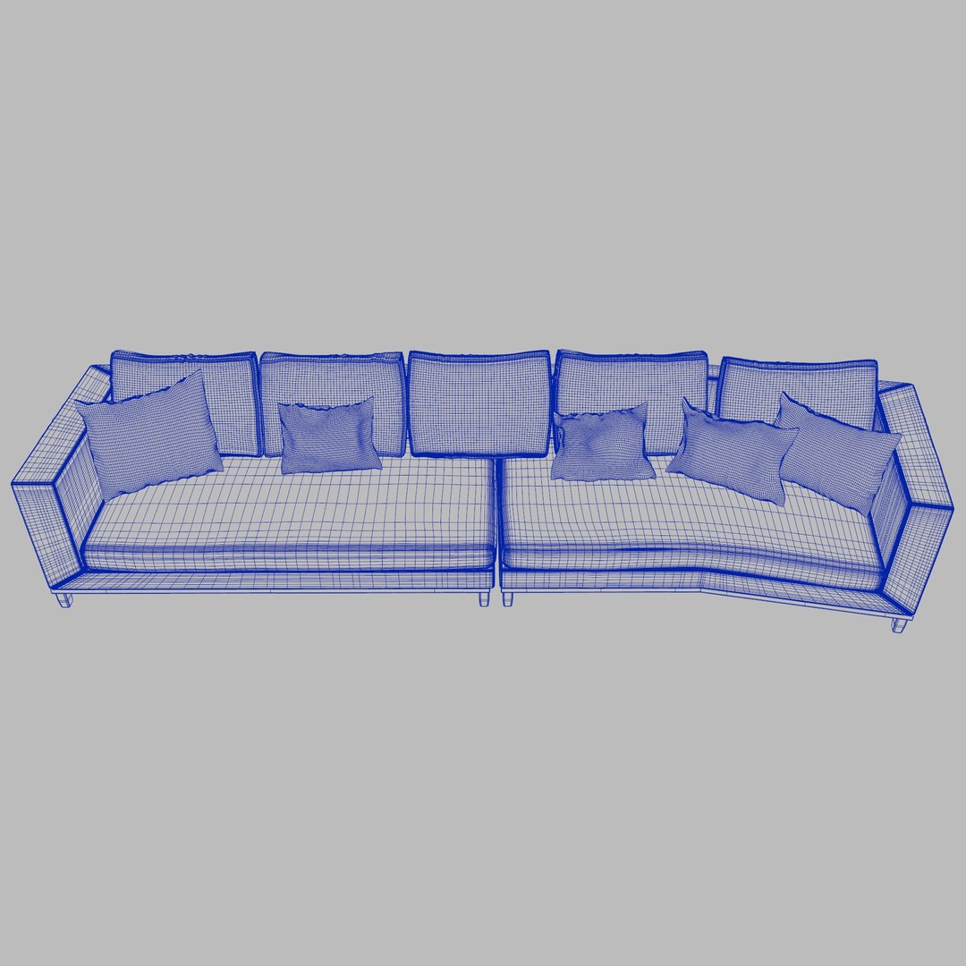 Modern Sofa Model - TurboSquid 2314188