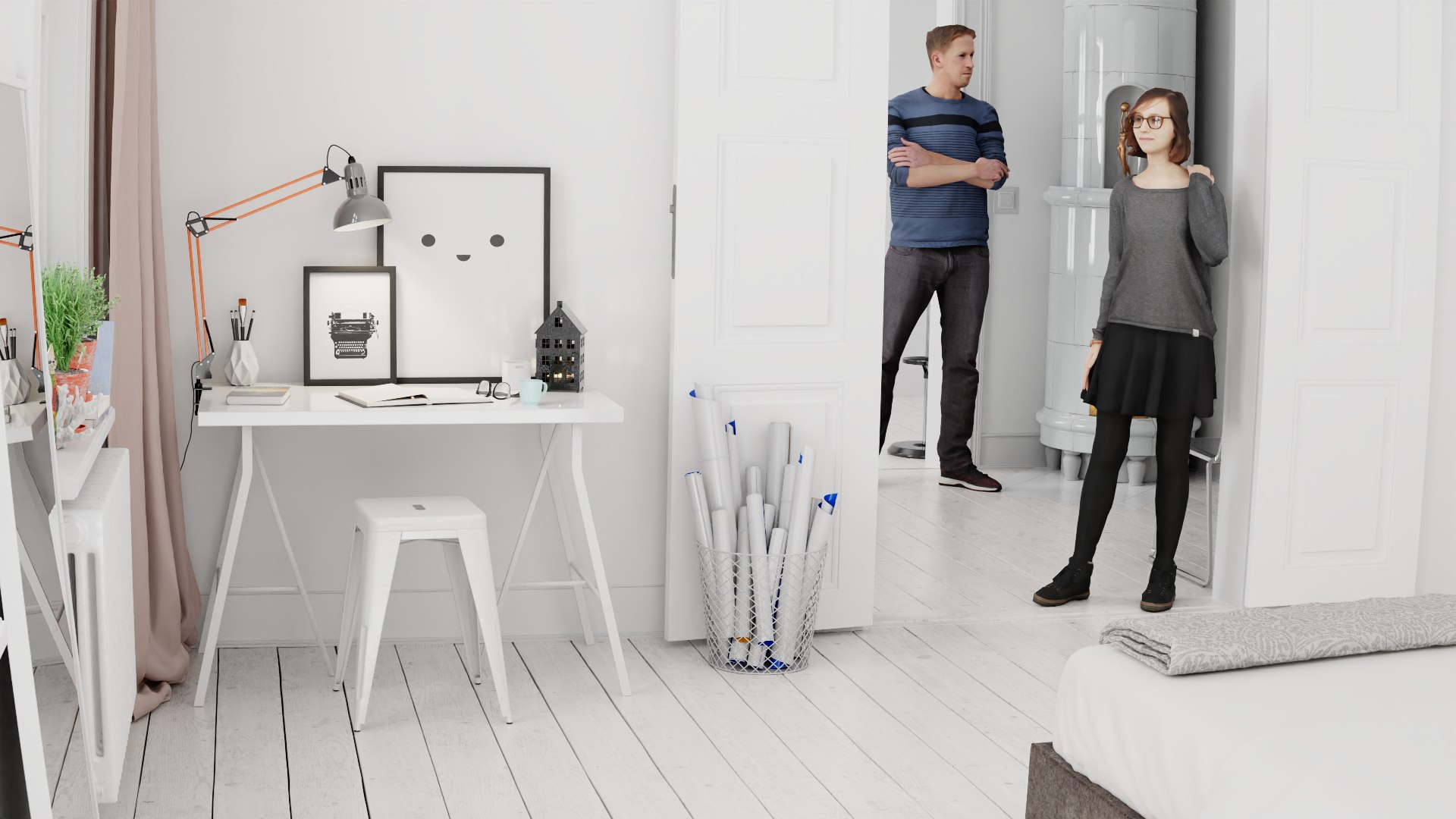 3D Rigged People - SixPack 02 - Realistic Lowpoly Characters ...