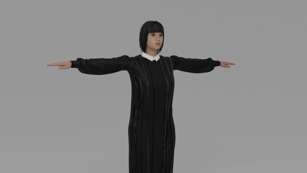 3D Judge Woman - TurboSquid 2041917