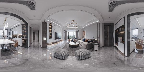 modelo 3d Modern Guest Restaurant Panoramic - TurboSquid 2062440