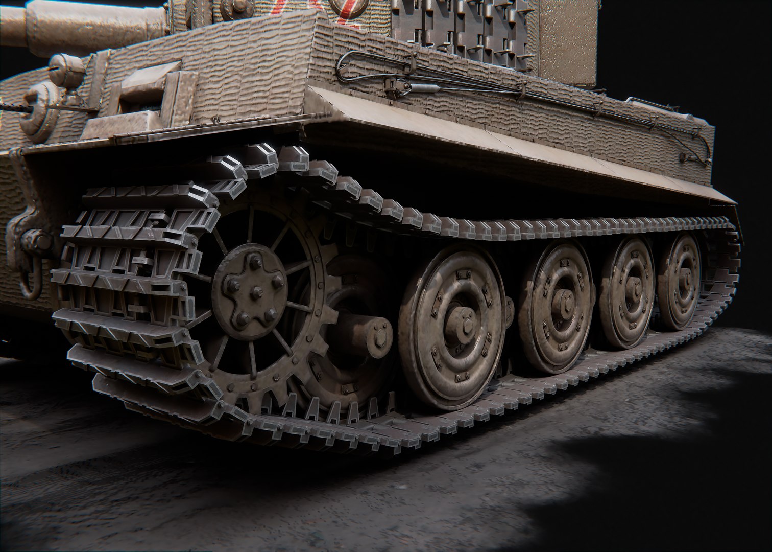 Panzer VI - Tiger I - WW2 German Heavy Tank Model - TurboSquid 1892430