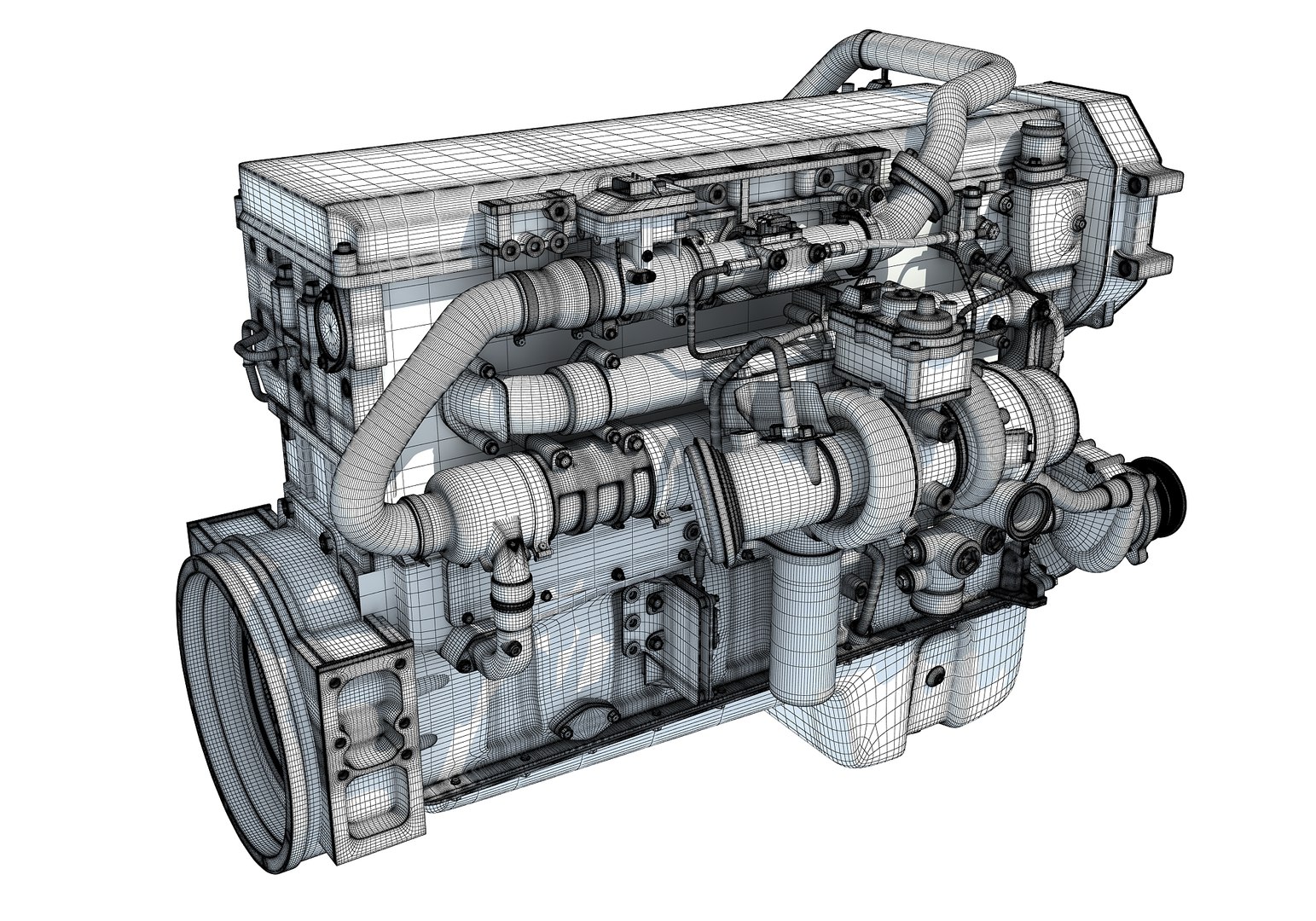 3D Model Truck Engine - TurboSquid 1299805