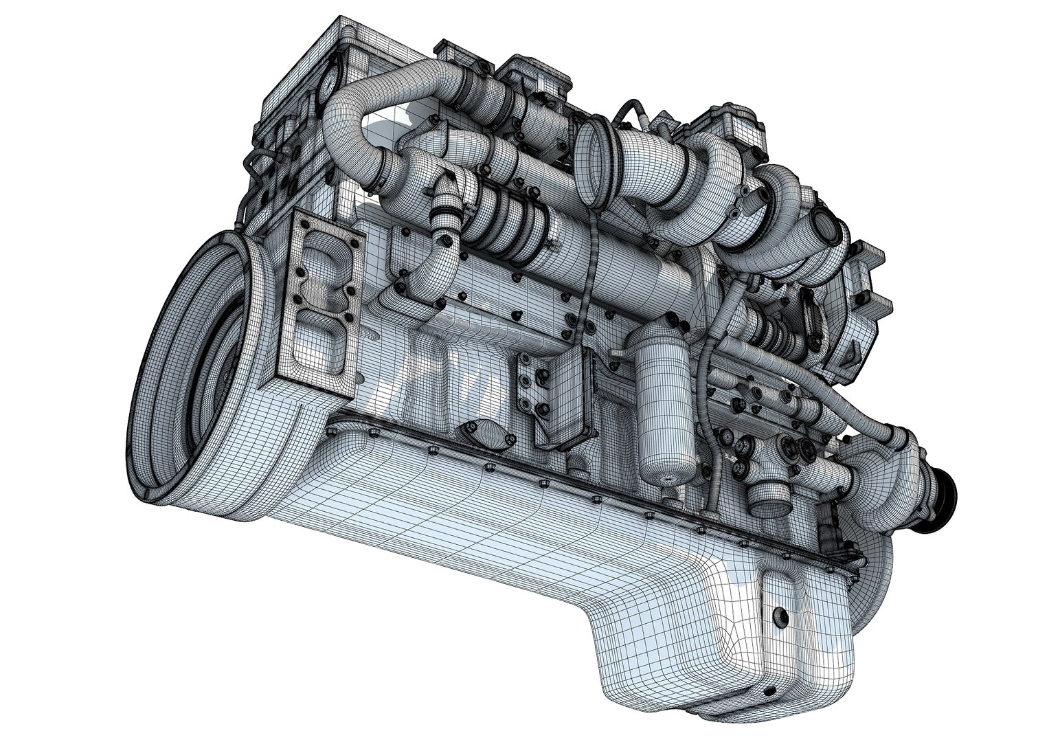 3D Model Truck Engine - TurboSquid 1299805