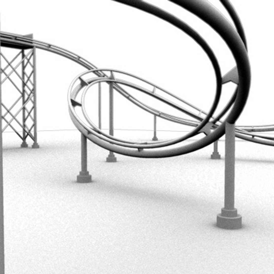 Roller Coaster 3d Model