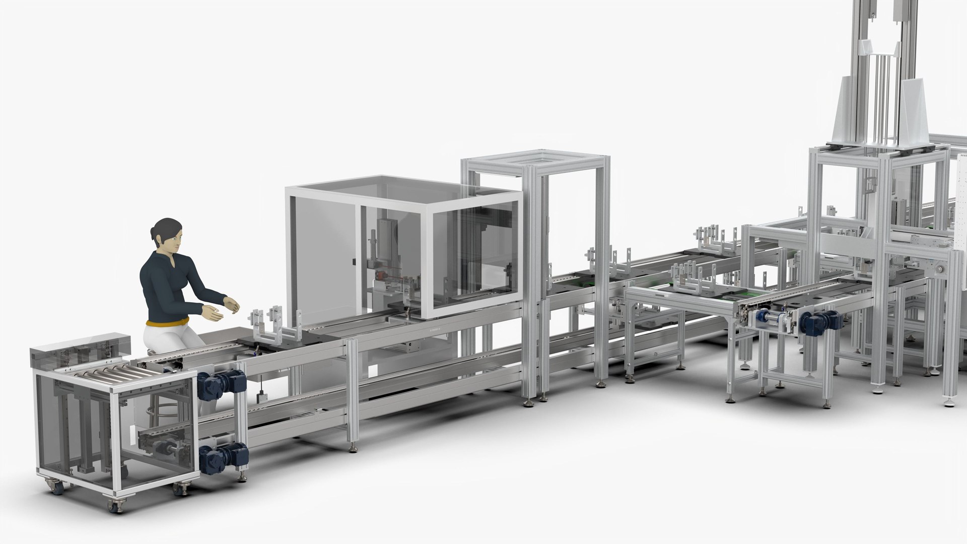 3D Automatic Soft Package Module Welding Line - TurboSquid 2010263