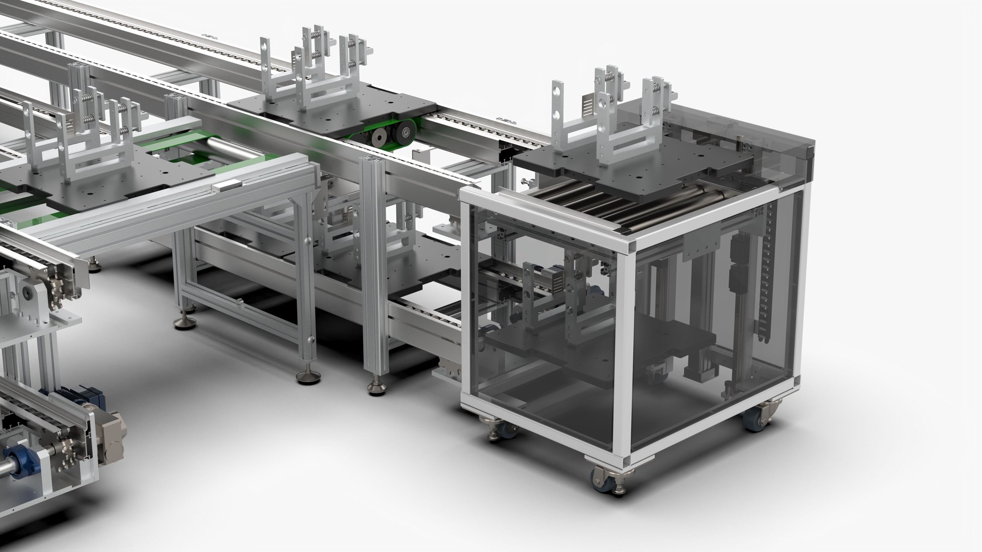 3D Automatic Soft Package Module Welding Line - TurboSquid 2010263