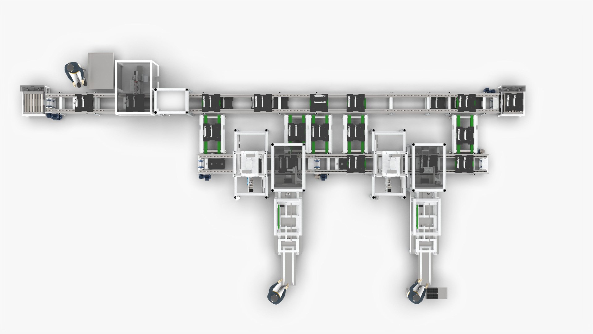 3D Automatic Soft Package Module Welding Line - TurboSquid 2010263