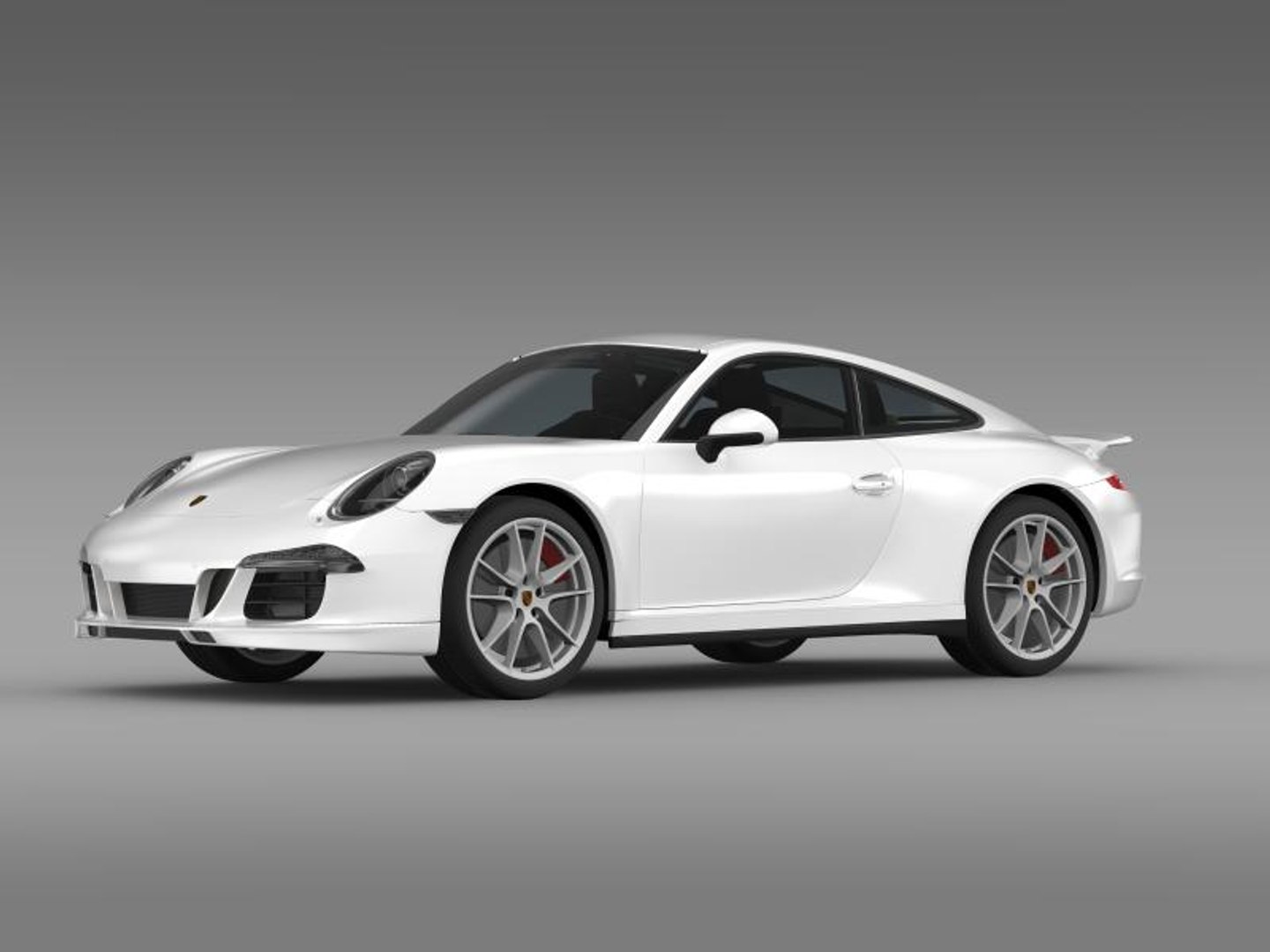 Porsche 911 Carerra 4s 3d Model