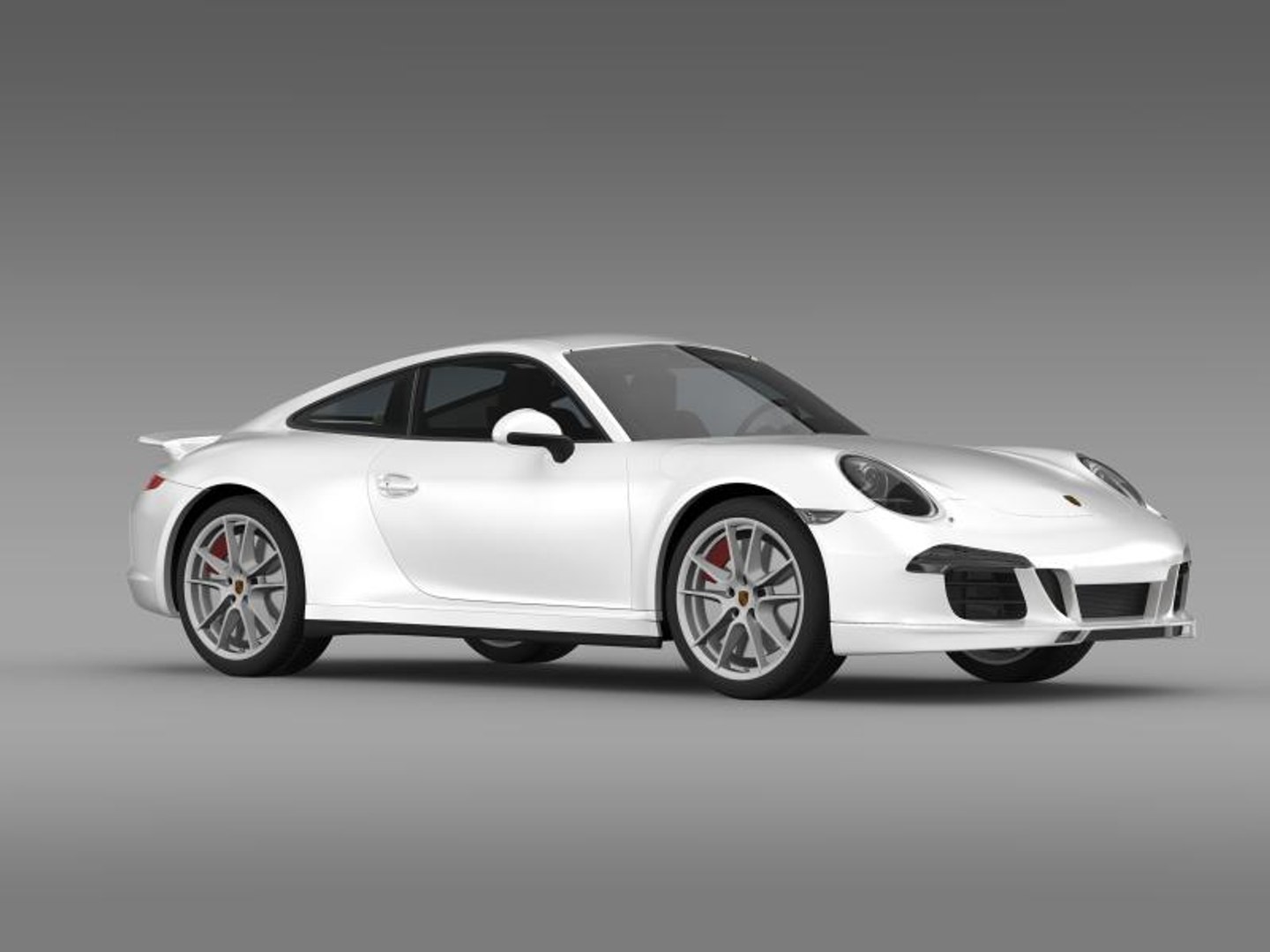 Porsche 911 Carerra 4s 3d Model