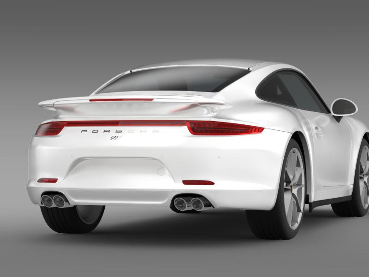 Porsche 911 Carerra 4s 3d Model