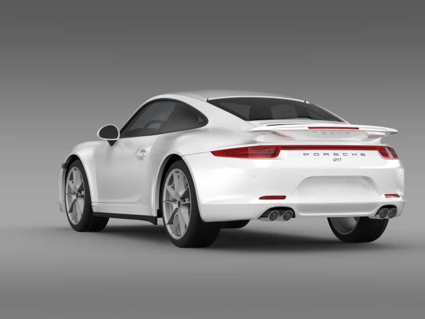 Porsche 911 Carerra 4s 3d Model