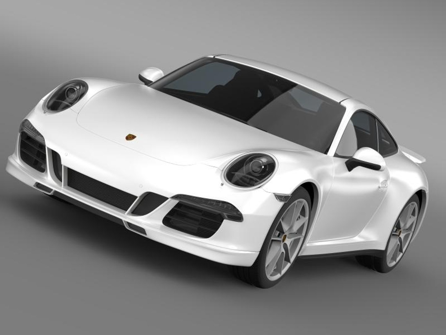 Porsche 911 Carerra 4s 3d Model