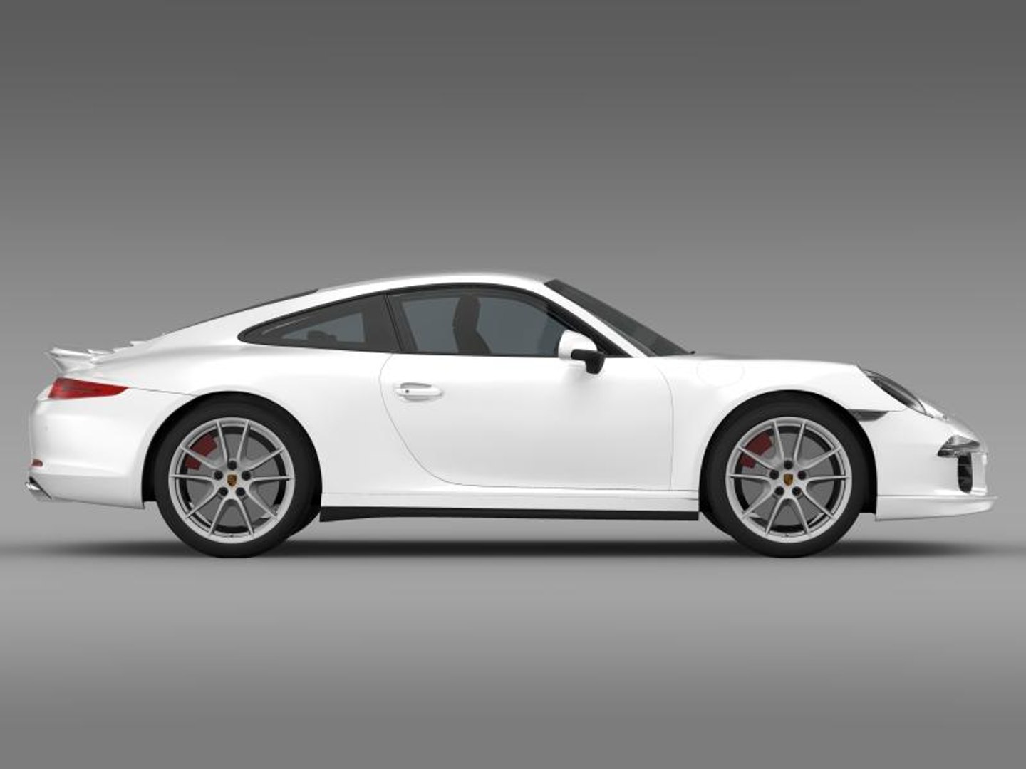 Porsche 911 Carerra 4s 3d Model