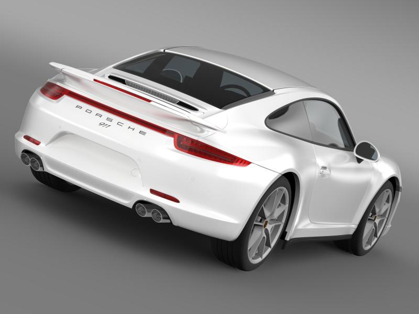 Porsche 911 Carerra 4s 3d Model