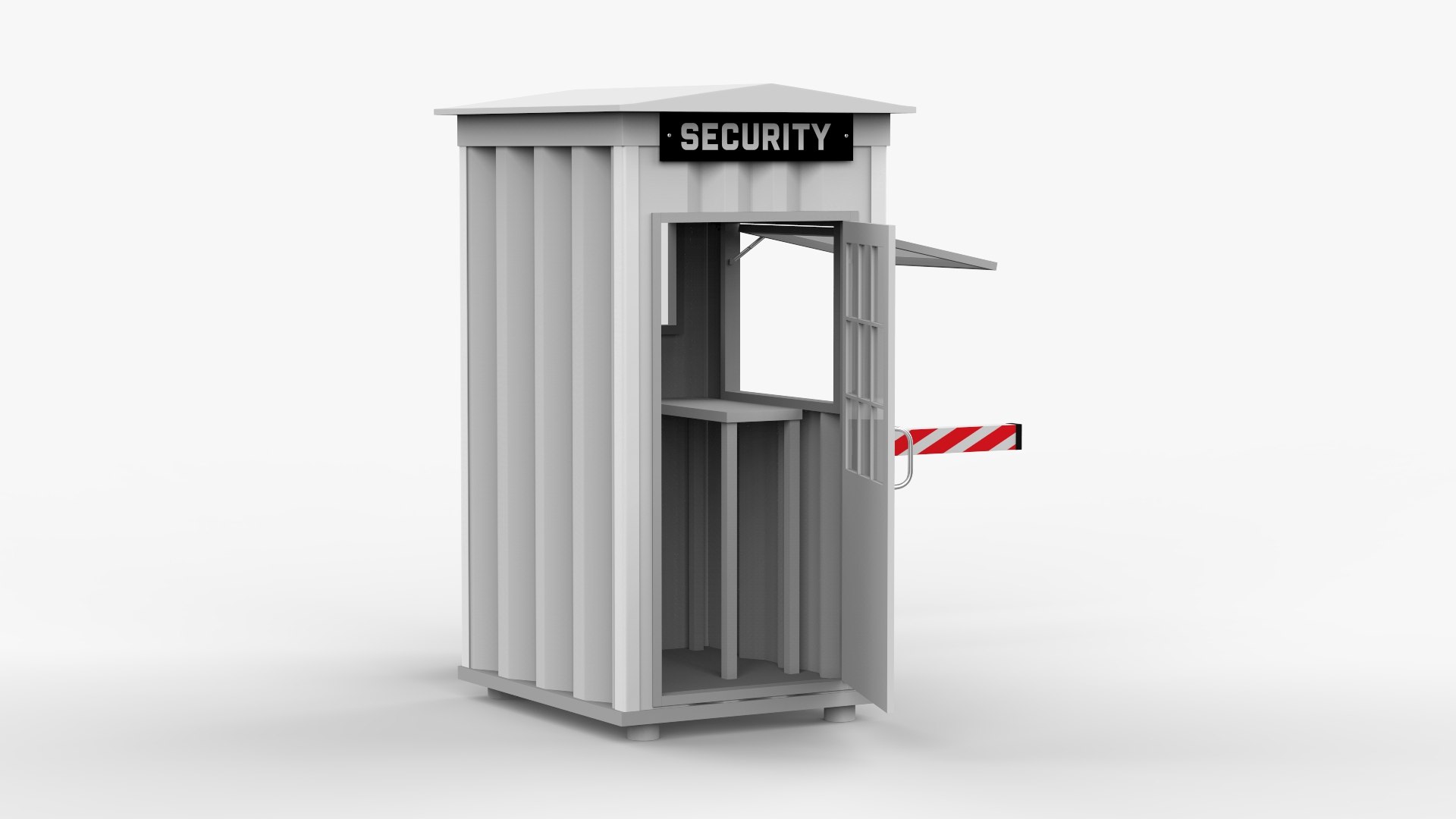 Security Cabin 3D Model - TurboSquid 1892585