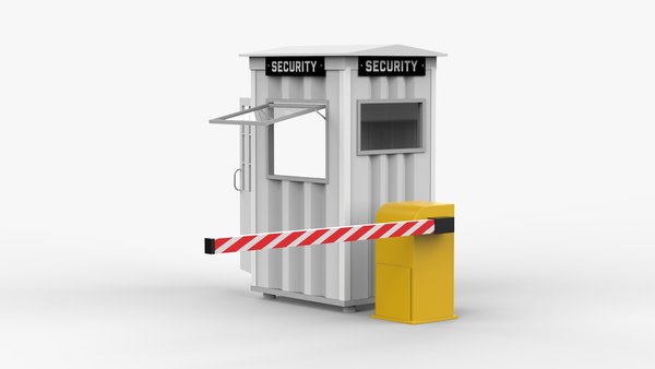 modelo 3d Cabina de seguridad - TurboSquid 1892585