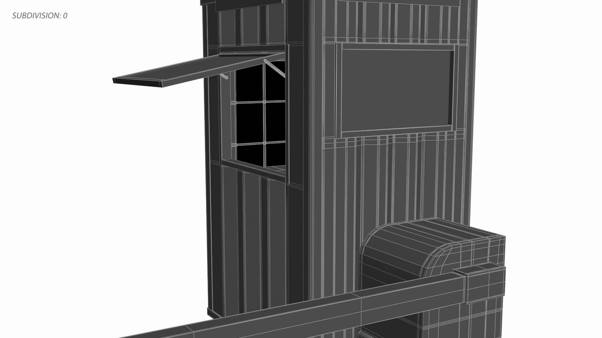 Security Cabin 3D Model - TurboSquid 1892585