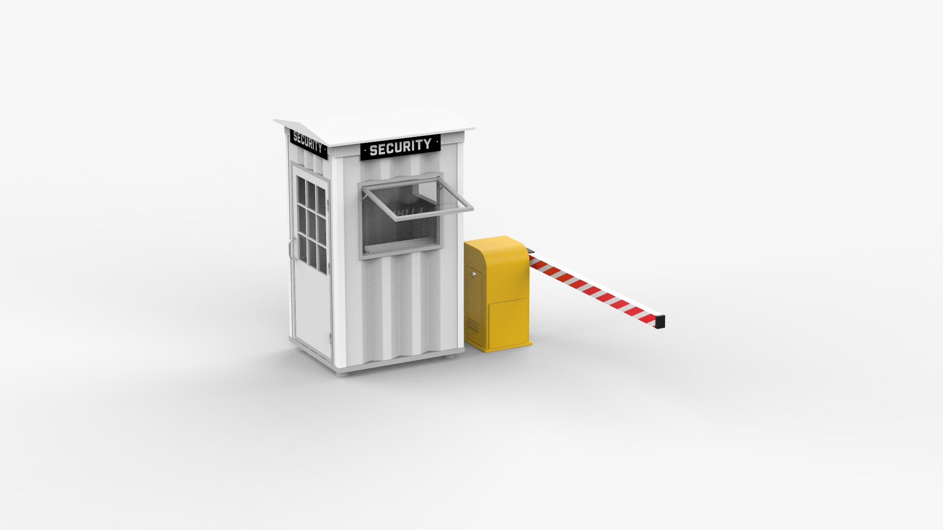 Security Cabin 3D Model - TurboSquid 1892585