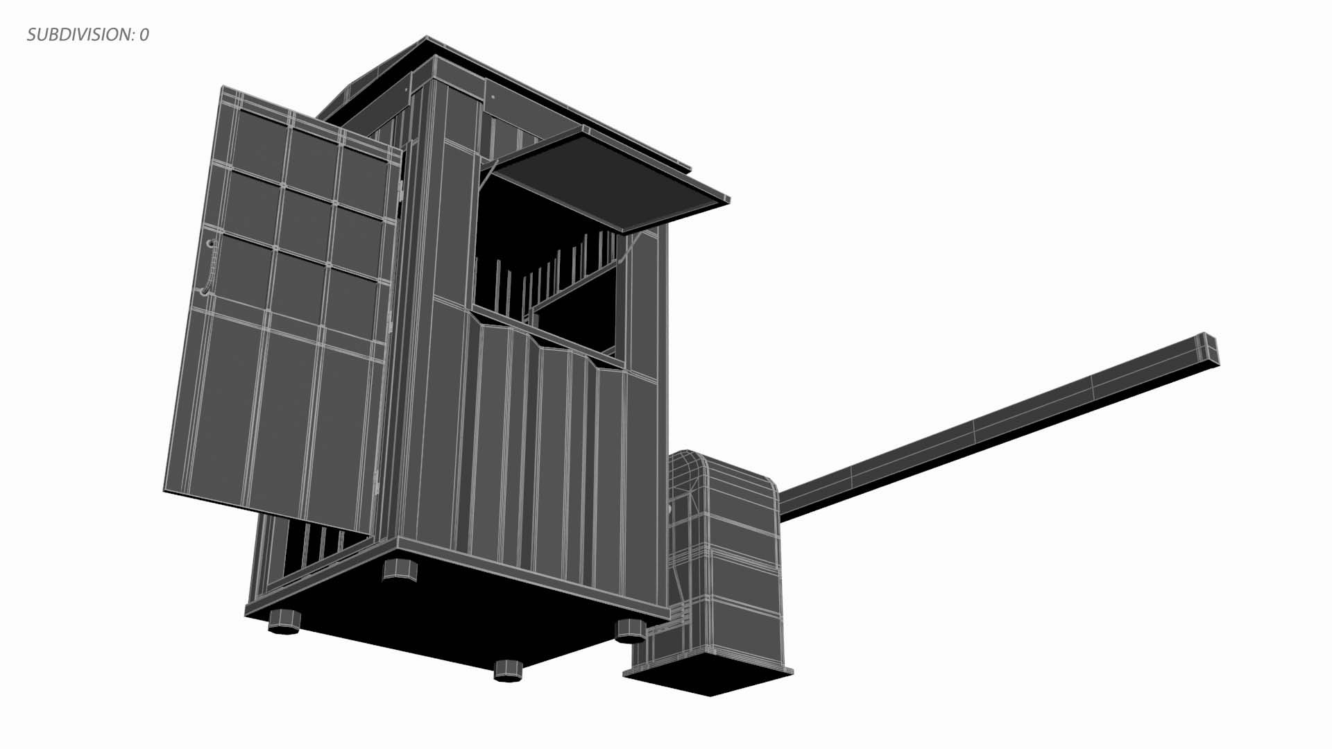 Security Cabin 3D Model - TurboSquid 1892585