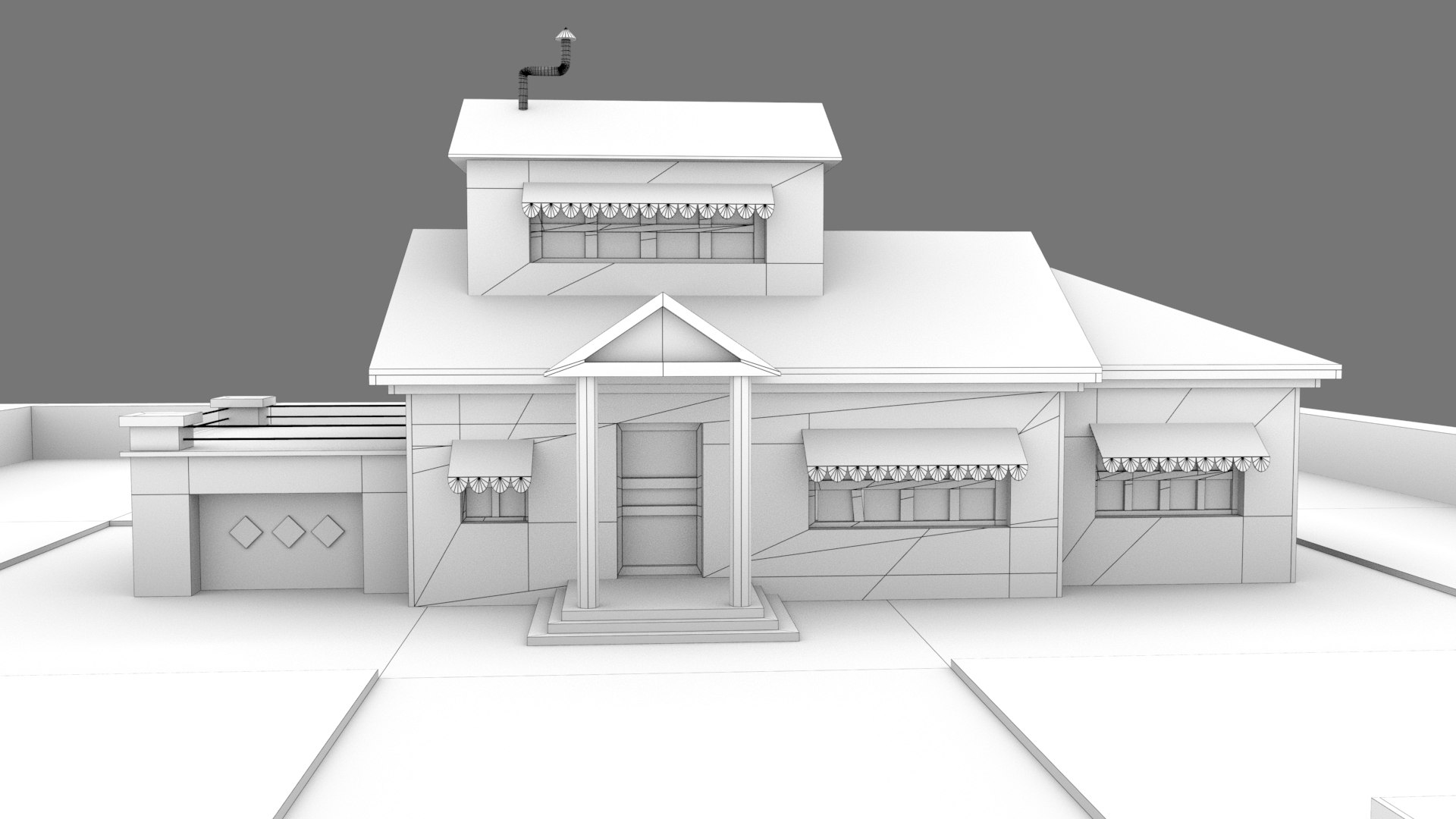 OGGY HOME 3D Model - TurboSquid 1853628