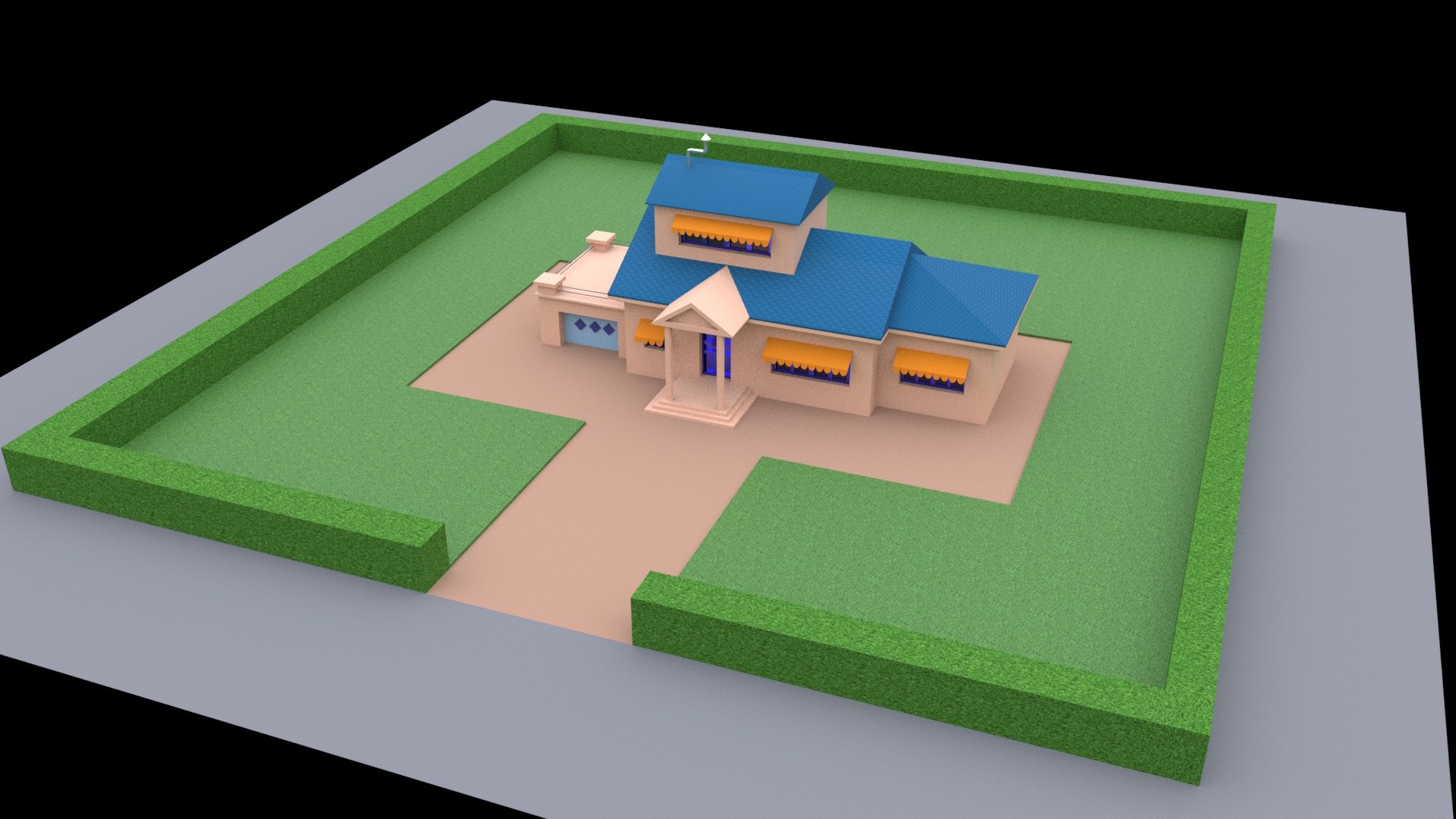 OGGY HOME 3D Model - TurboSquid 1853628