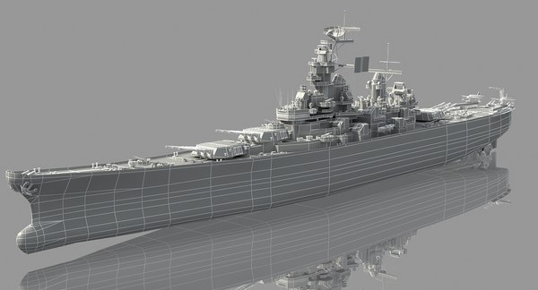 3D model uss missouri bb-63 1942-1945 - TurboSquid 1323898