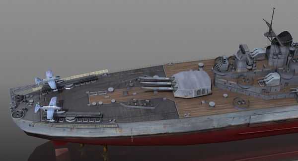 3D model uss missouri bb-63 1942-1945 - TurboSquid 1323898