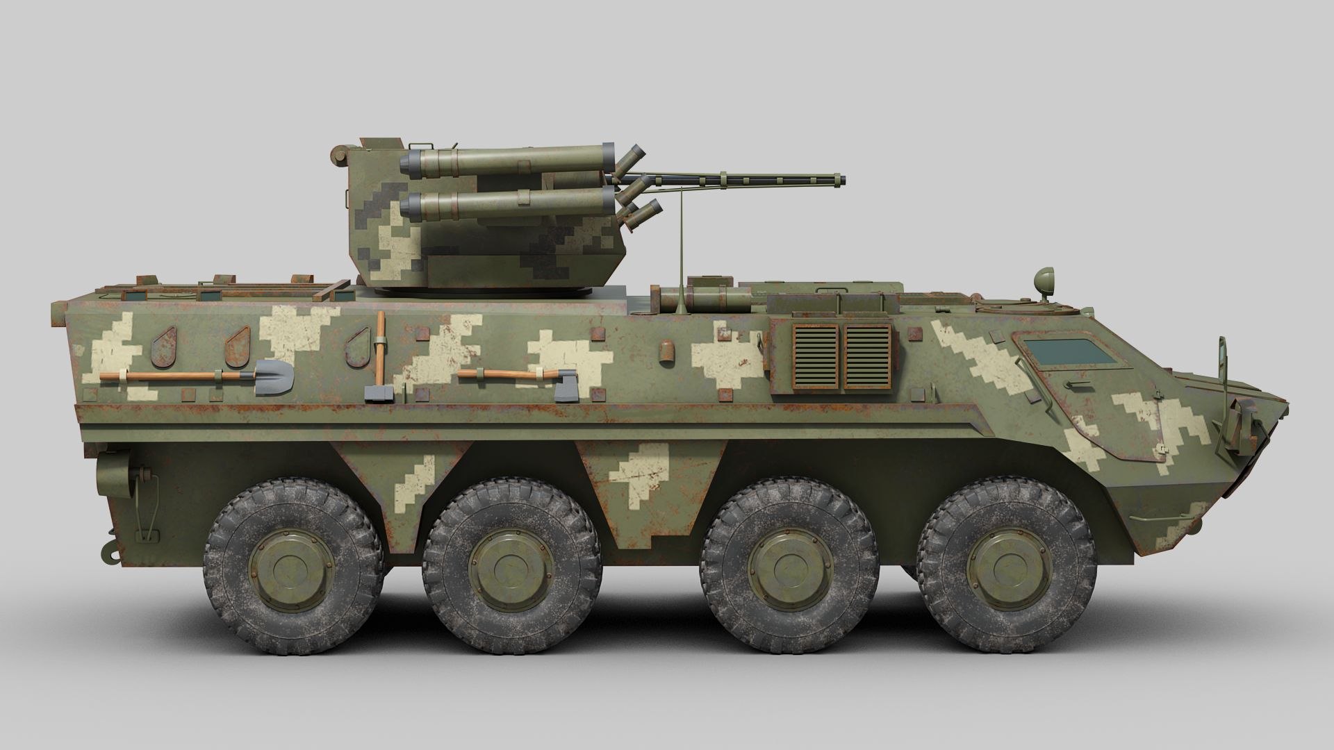 3D BTR 4 Bucephalus Model - TurboSquid 2387195