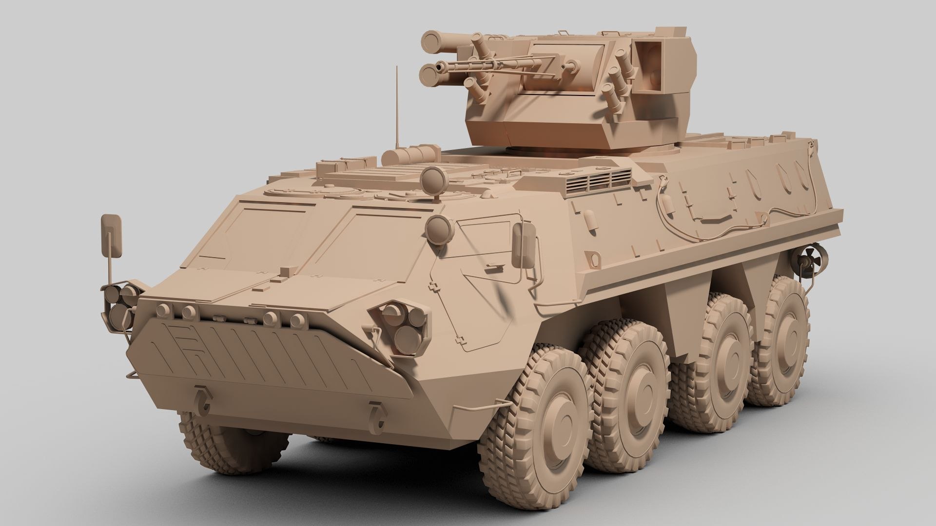 3D BTR 4 Bucephalus Model - TurboSquid 2387195